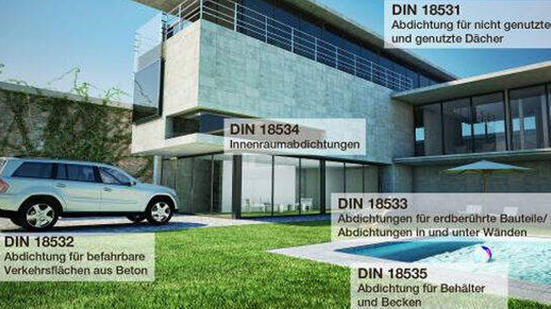 DIN 18195: Neuordnung alter Abdichtungsnormen wie DIN 4117 & 4031