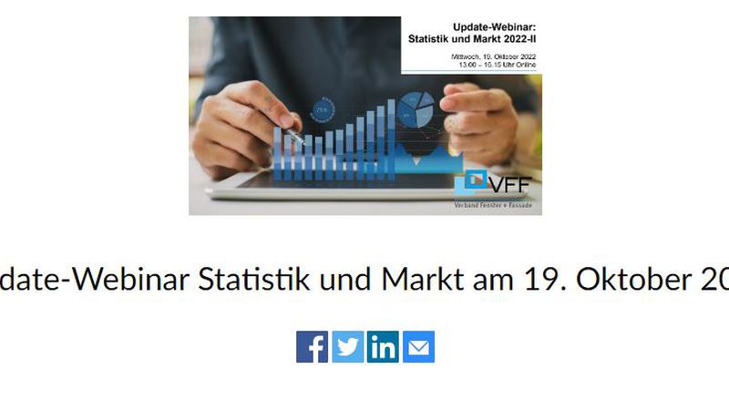 Herbst-Update der Fenstermarktzahlen