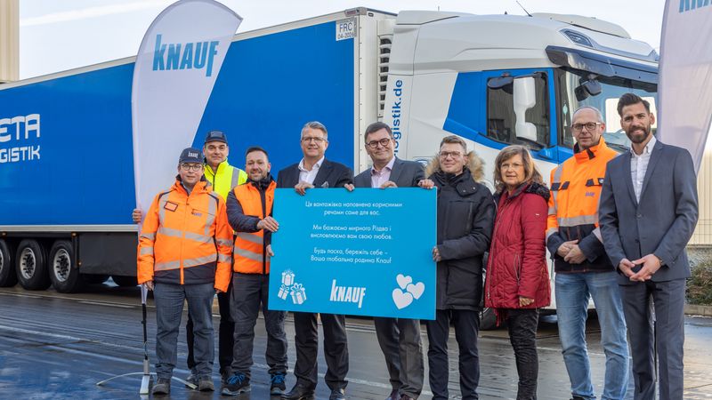 Knauf spendet für die Ukraine