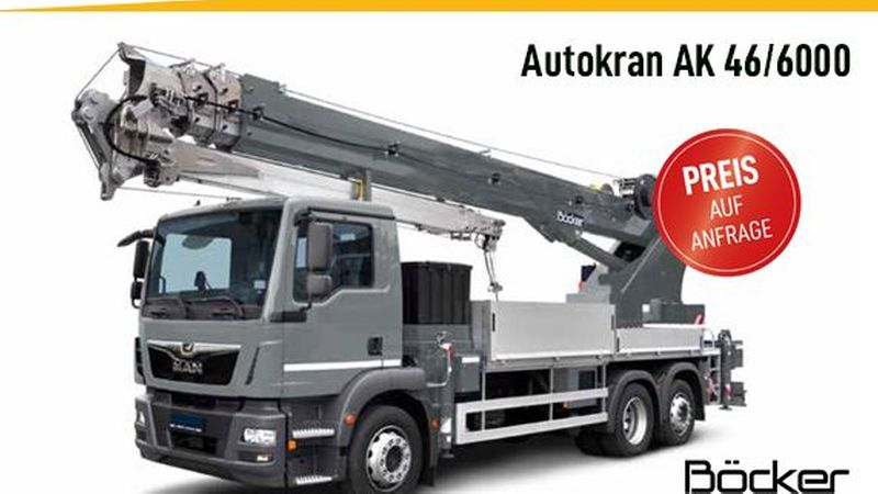 Neuer Böcker Autokran AK 46/6000 sofort verfügbar