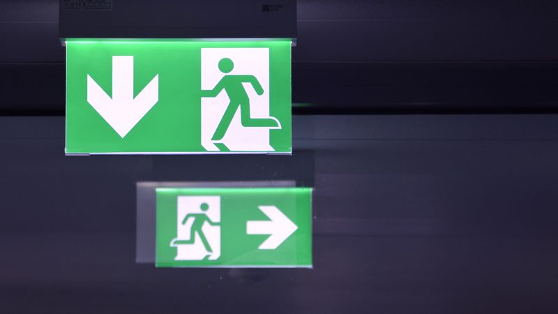 Kennzeichnung von Fluchtwegen in Arbeitsstätten