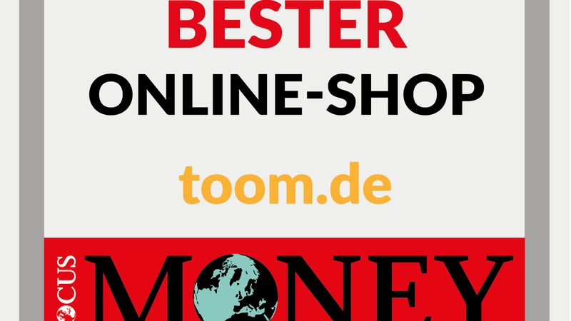 Toom als "Bester Online-Shop" ausgezeichnet