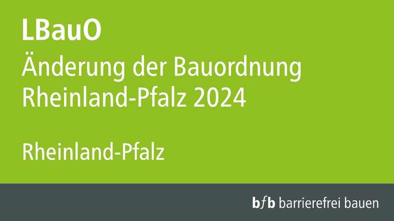 LBauO Rheinland-Pfalz | Änderungen 2024